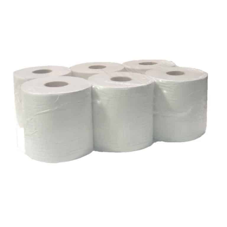 Buy White Centrefeed Roll 2ply 600sh 6 Pack White Centrefeed Roll 2ply ...