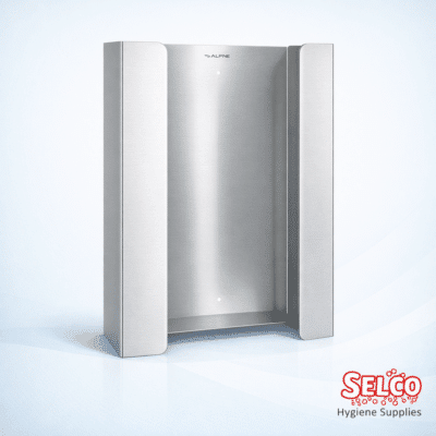 Wall Mount Metal 3 Pack Glove Box Holder - white | Selco